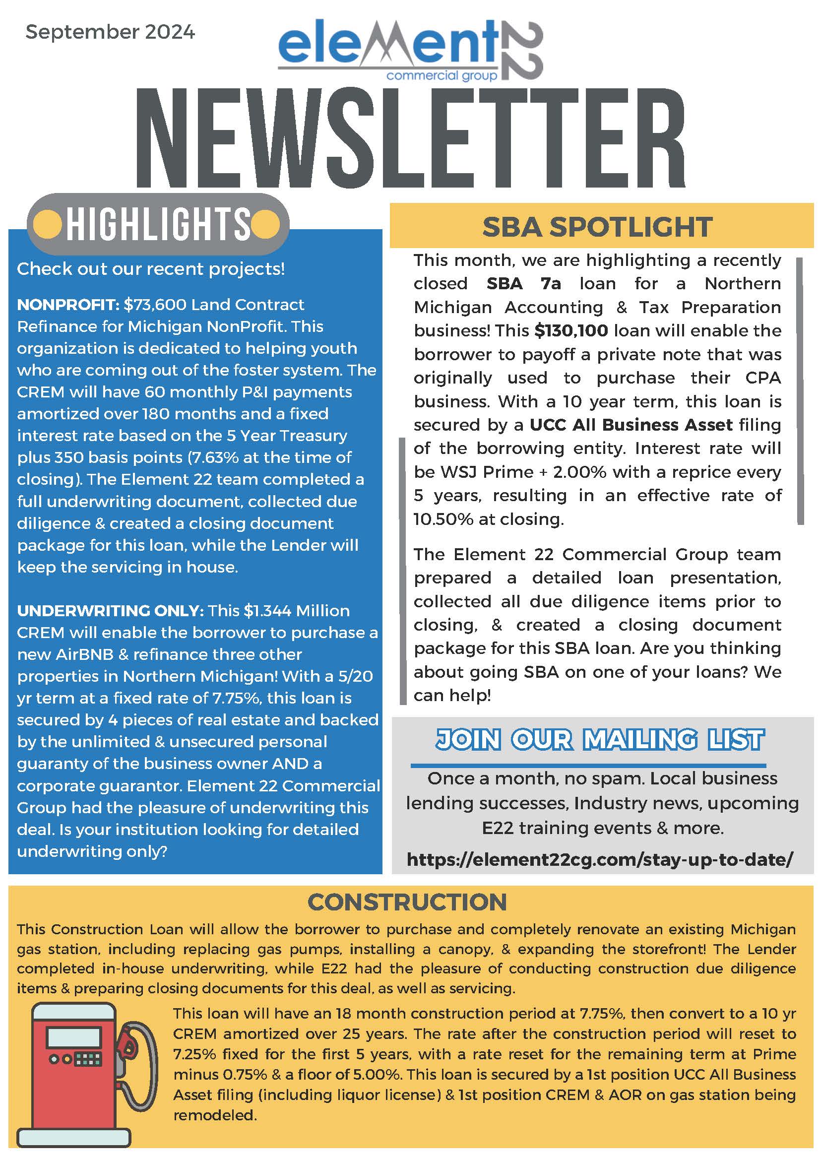 Newsletter Flashback: September 2024 | Element22